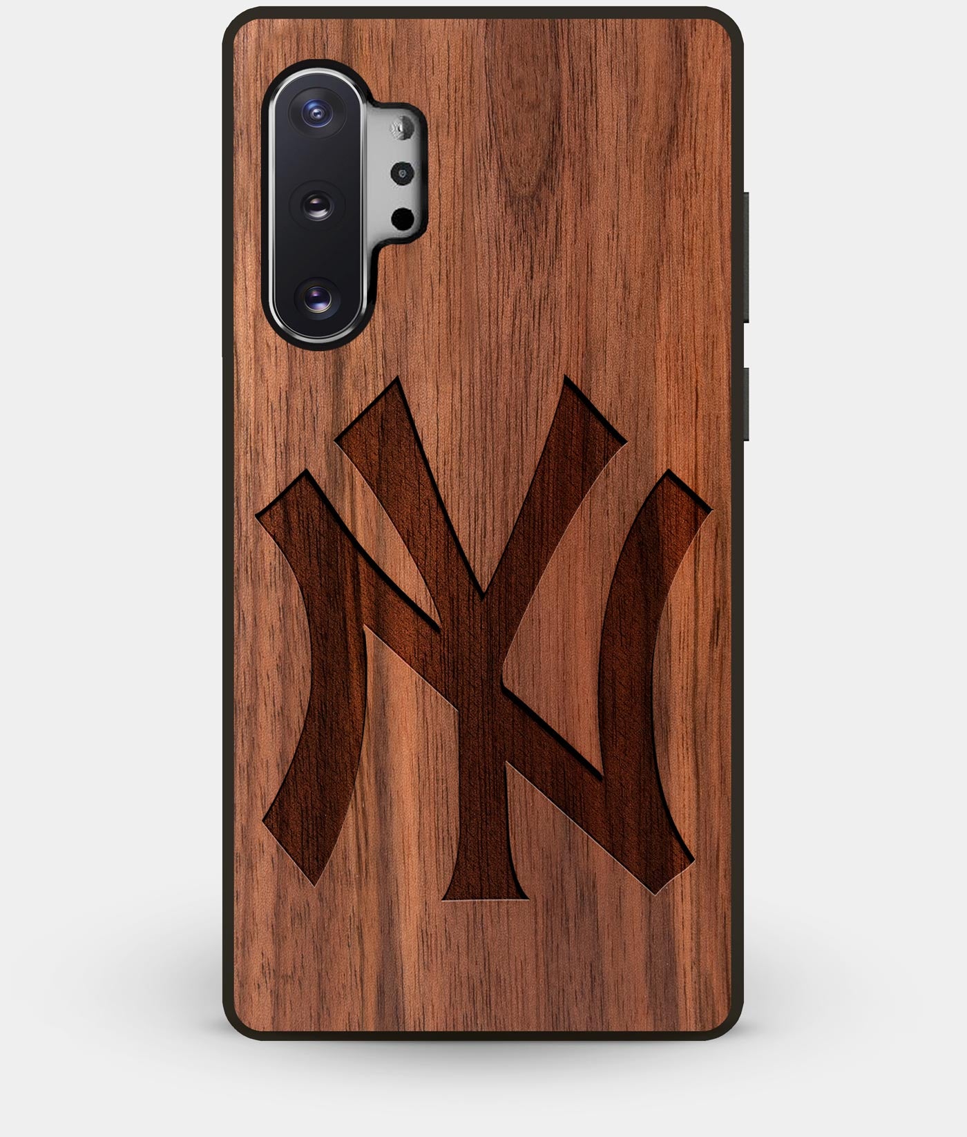 Custom Engraved Walnut Wood New York Yankees Note 10 Plus Case Classic ...