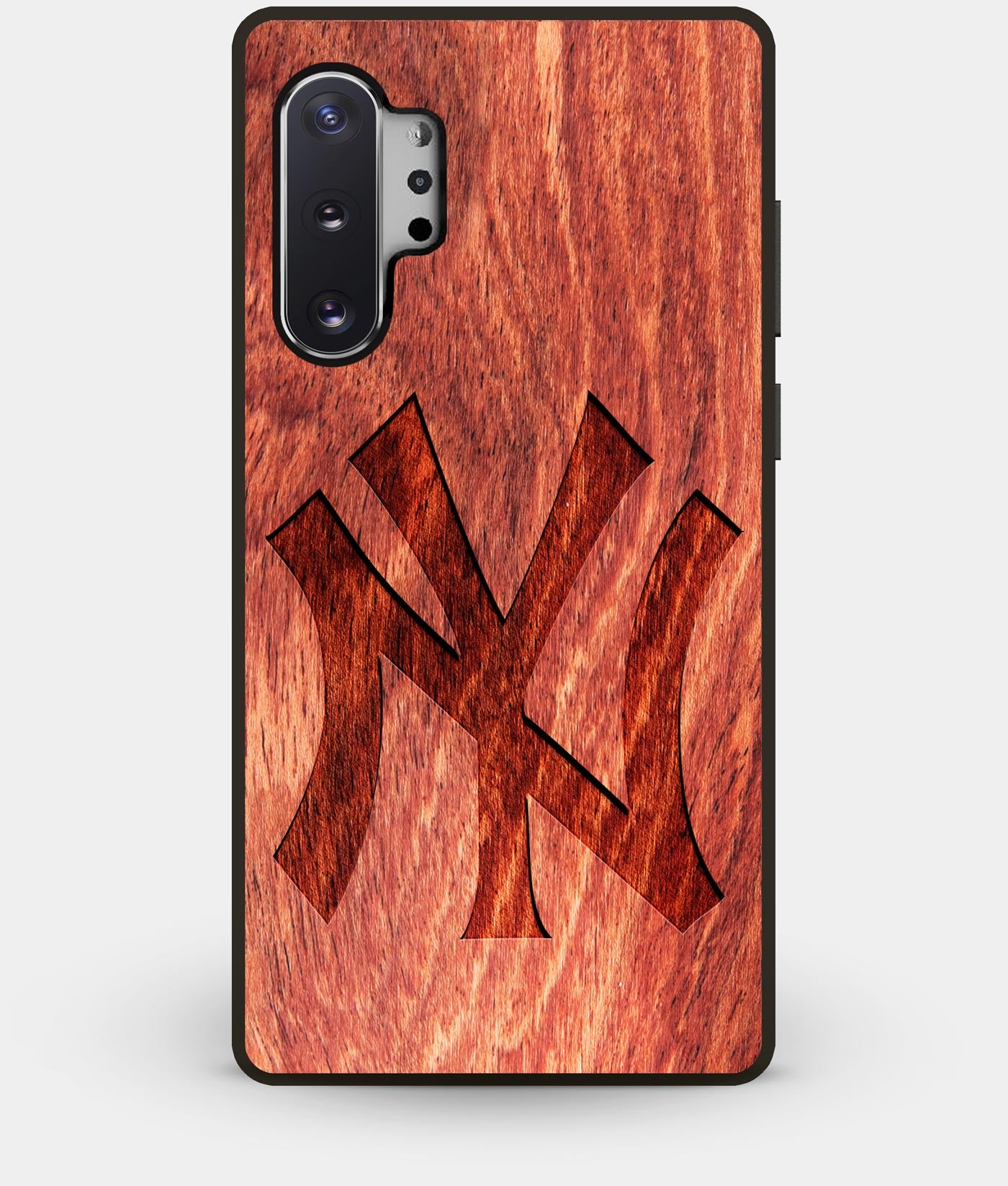 Custom Engraved Wood New York Yankees Note 10 Plus Case Classic - Free ...