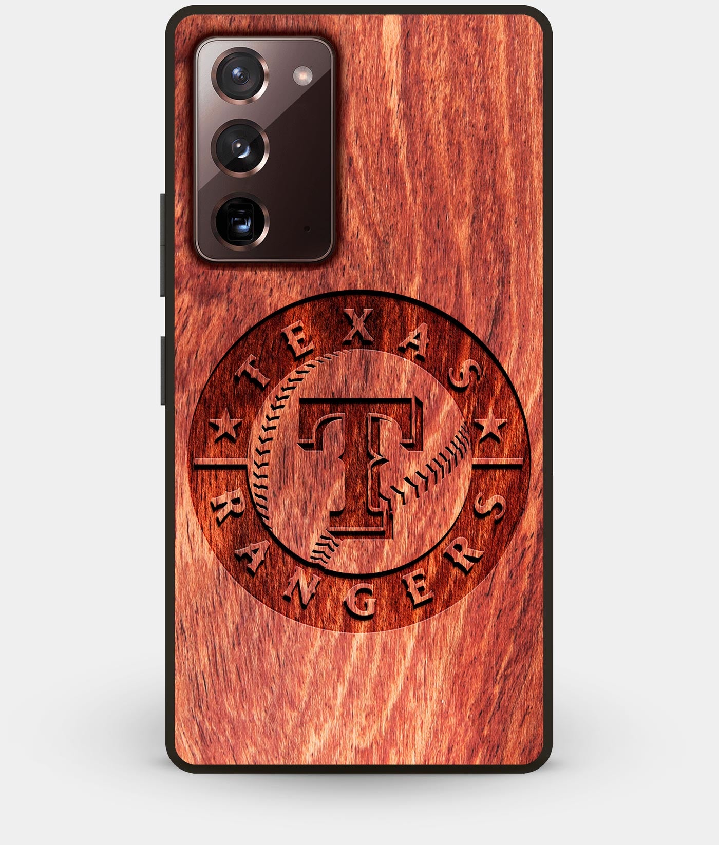 Custom Engraved Wood Texas Rangers Note 20 Case - Free Custom Engraving ...
